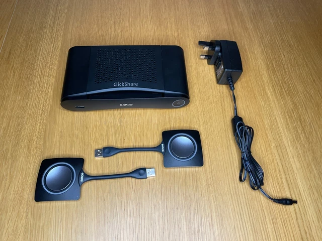 BARCO CLICKSHARE CS-100 Presentation System With 2 Buttons And UK Power ...
