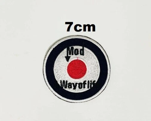 MOD WAY OF Life Raf Target Mods Bikers Iron sew on patch Jacket Jeans 1 ...