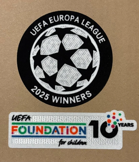 2025 UEFA Europa league winners 2025 + 10yrs patches - Tottenham ...