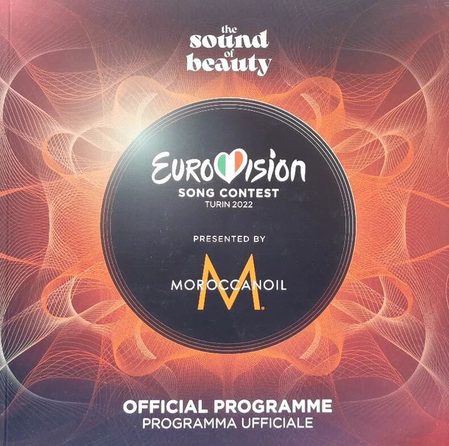 2022 EUROVISION SONG Contest Turin Official Programme Book The Sound Of ...