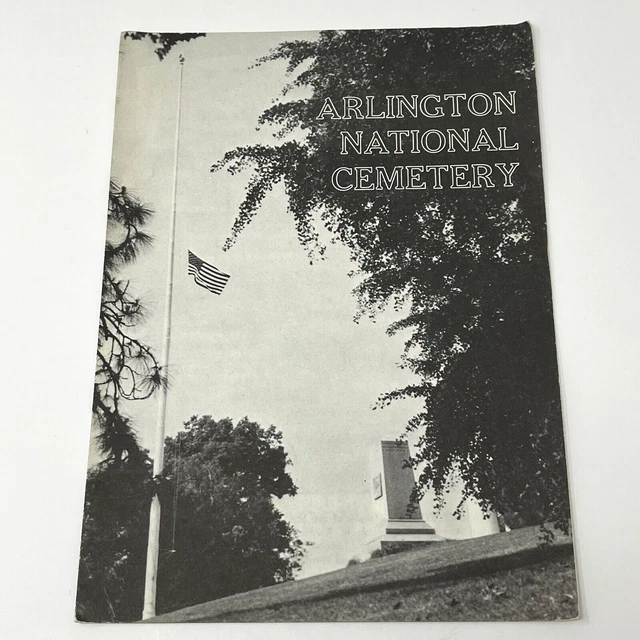 1979 ARLINGTON NATIONAL Cemetery Brochure Pamphlet Map Vintage EUR 7,33 ...