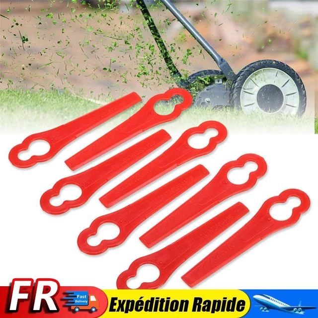 LAME DE DÉBROUSSAILLEUSE, couteau de coupe-herbe, raccords de tondeuse à gazon ( EUR 5,27 ...