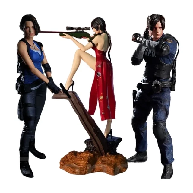 FIGURINES ADA WONG Jill Valentine Leon Kennedy Jeu Resident Evil ...