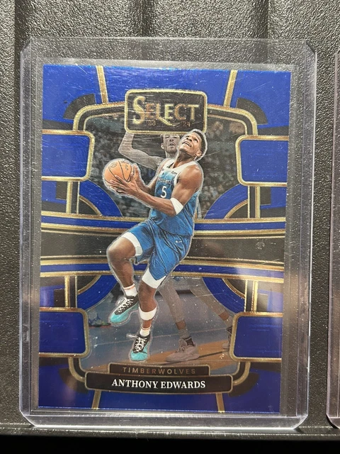 ANTHONY EDWARDS 2023-24 Panini Select #37 Lupi di legno del Minnesota ...