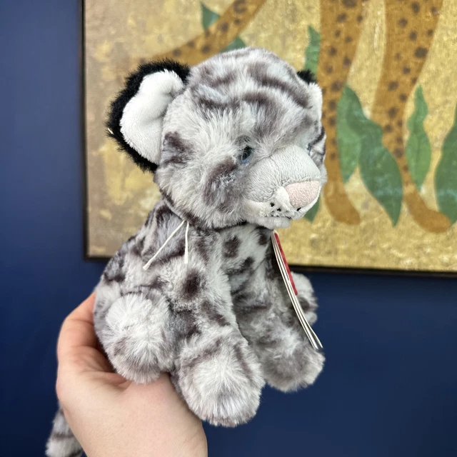 SNOW LEOPARD PLUSH Toy - 100% Recycled Eco Soft Teddy - Keel Keeleco 7 ...
