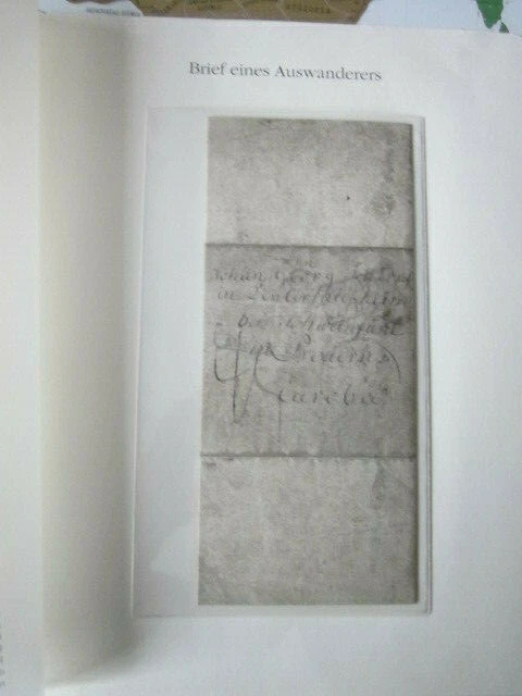 NÜRNBERG DOKU FAKSIMILE 1036E Brief erines Auswanderes aus Philidelphia ...