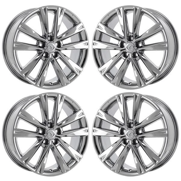 19& LEXUS RX350 Pvd Bright Chrome Wheels-C Rims Factory Oem 74279 ...