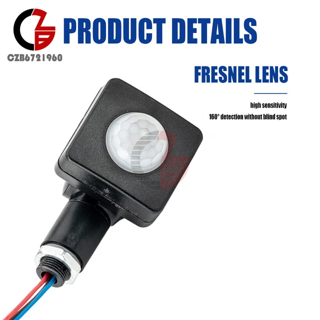 LED SECURITY PIR Infrared Motion Sensor Detector Switch Outdoor Light ...