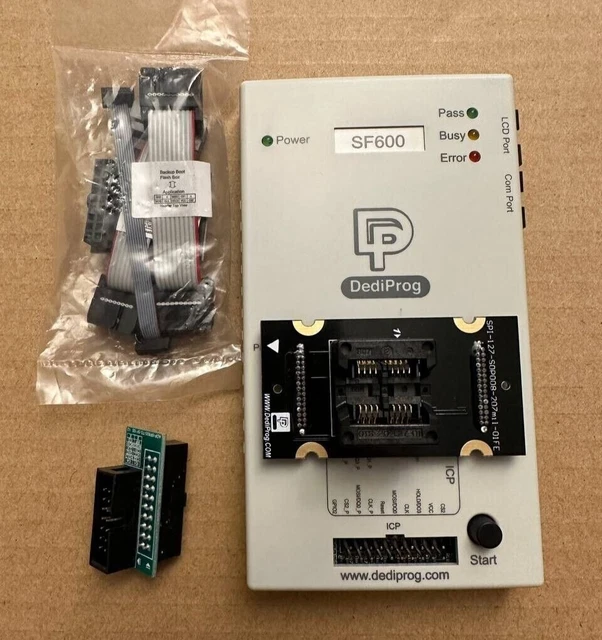DEDIPROG SF600 SPI Programmer with SOP8 and SF100 adapters (old hw ...