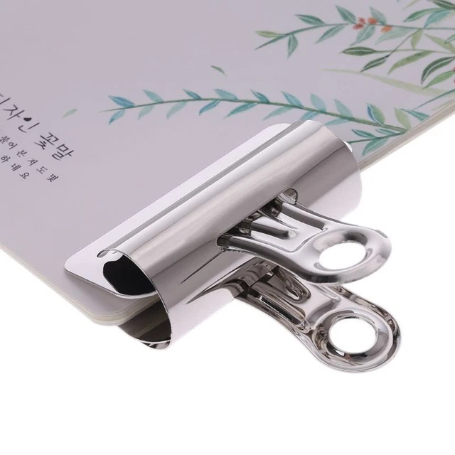 METAL CLIPS PAPER Letter Document Ticket File Binder Grip Clip Clamp ...