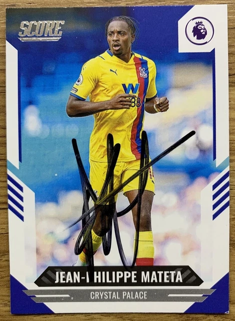 PANINI SCORE SIGNED Card - Jean-Philippe Mateta - Crystal Palace £2.24 ...