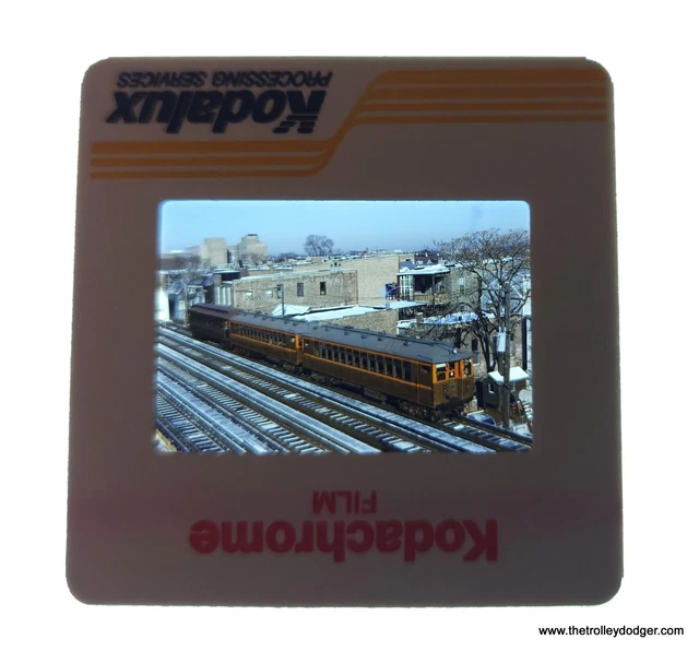 CTA CHICAGO &L& #4271-4272-1 1994 35mm Original Kodachrome Slide $7.19 ...
