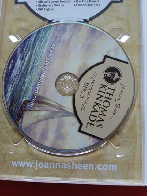 THOMAS KINKADE - Joanna Sheen Paper Craft Card Making CD Rom Set - 3 ...