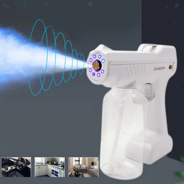 ATOMIZER SANITIZER SPRAY Sprayer 800ml Disinfectant Fogger Gun Machine ...