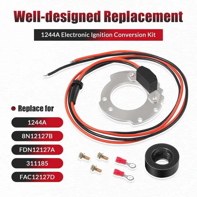1244A IGNITOR 4 Cyl Electronic Ignition Conversion Kit for Ford ...