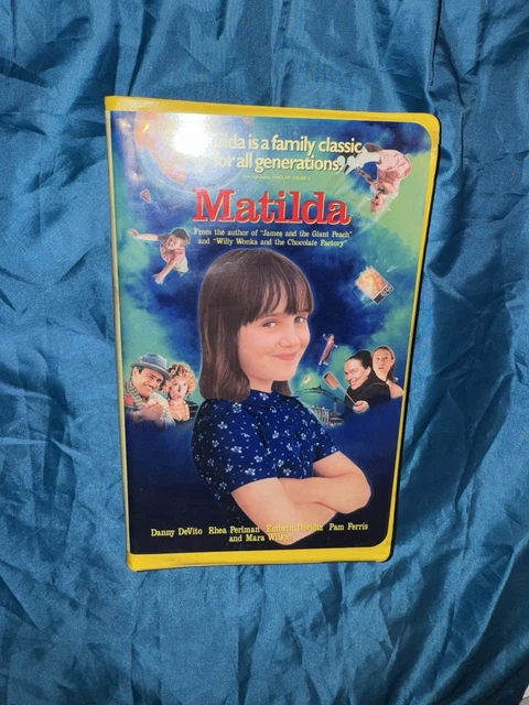 MATILDA, VHS 1996, Yellow Clamshell, Danny Devito, Rhea Perlman, Mara ...