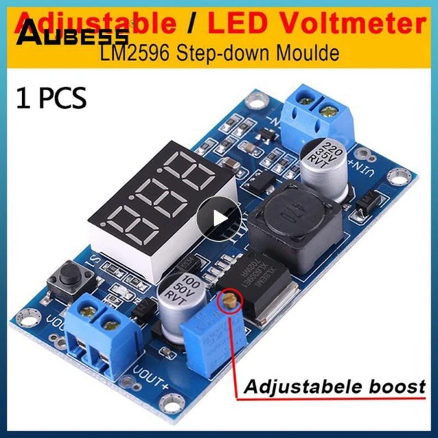 POWER SUPPLY VOLTAGE Regulator Dc Step Down Converter Buck Adapter Blue ...