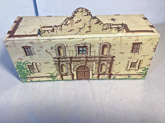 VINTAGE MARX DAVY Crockett The Alamo play set tin litho building 54mm ...