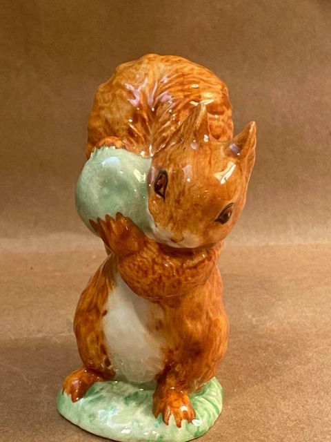 BESWICK BEATRIX POTTER Scoiattolo Nutkin Figurina BS-3 Nessun Scatola ...