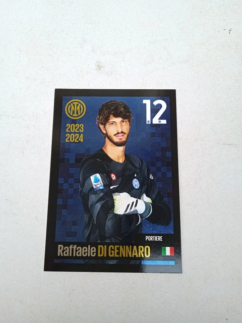 INTER 2023-2024 OFFICIAL Sticker Collection Card N. I 2 *Raffaele Di ...