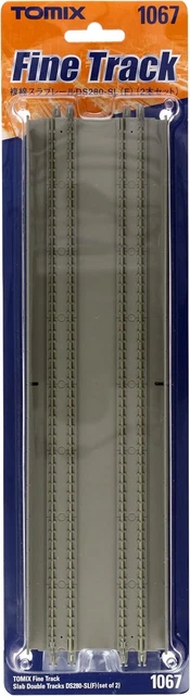 TOMYTEC N GAUGE Double Track Slab Rail DS280-SL F Set of 2 1067 Railway ...