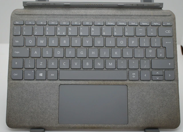 MICROSOFT SURFACE GO 3 2 1 Signature Platinum Silver Type Cover UK ...
