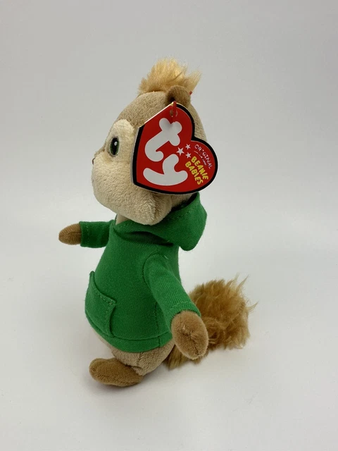 TY BEANIE BABY “Theodore” the Chipmunk from Alvin and the Chipmunks ...