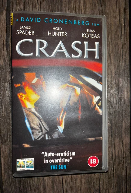 DAVID CRONENBERG'S CRASH 1996--VHS Video Tape 2001 James Spader / Holly ...