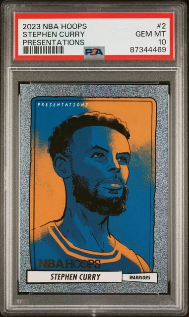 2023-24 PANINI NBA Hoops Stephen Curry Presentations SP PSA 10 Warriors ...