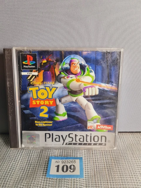 TOY STORY 2 Buzz Lightyear to the Rescue Playstation PS1 Game Platinum ...