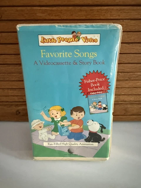 LITTLE PEOPLE VIDEO Favorite Songs VHS 1988 CLAMSHELL Fisher Price ...