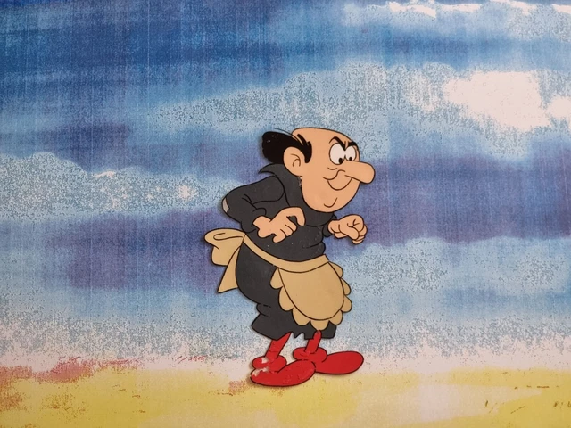 HANNA BARBERA GARGAMEL Original 1980s TV SMURFS Animation Art ...