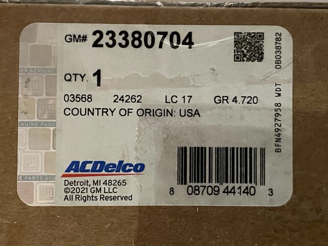 GM GENUINE PARTS Electronic Brake Control Module with 4 Bolts 23380704 ...