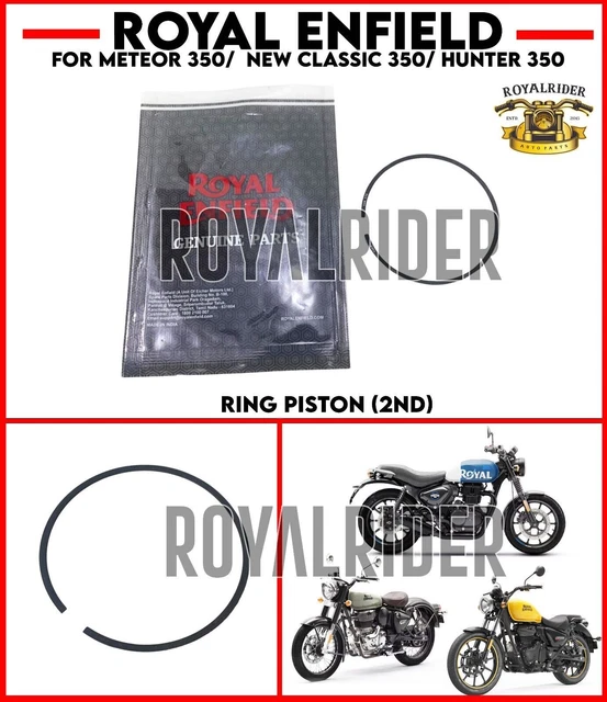 SE ADAPTA A Royal EnfieldRING PISTON 2ND para HUNTER 350 y METEOR 350 y ...