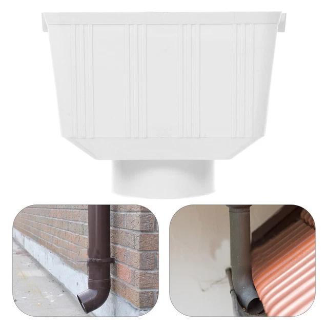 RAINWATER DRAINAGE CONNECTOR Downspout Gutter Bucket Pipe Outdoor £11. ...