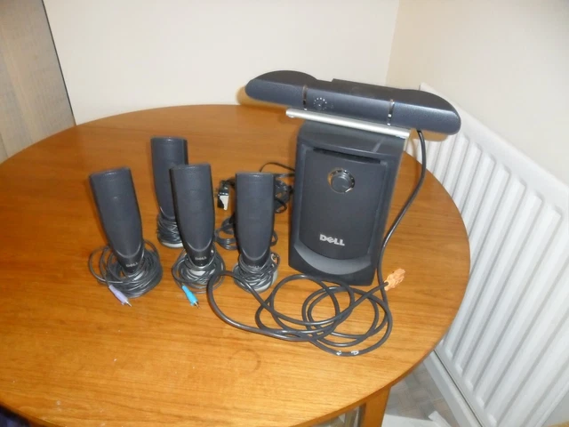 DELL MMS 5650 Surround Sound 5.1 home theatre pc speaker system. £15.00 ...