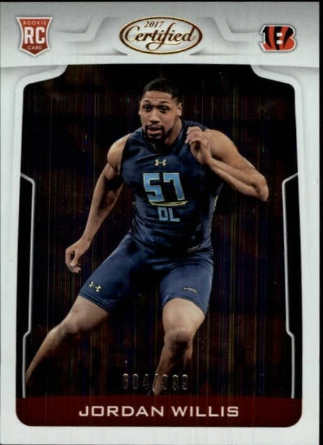CARTE DE FOOTBALL certifiée 2017 #194 Jordan Willis RC/999 EUR 1,88 ...