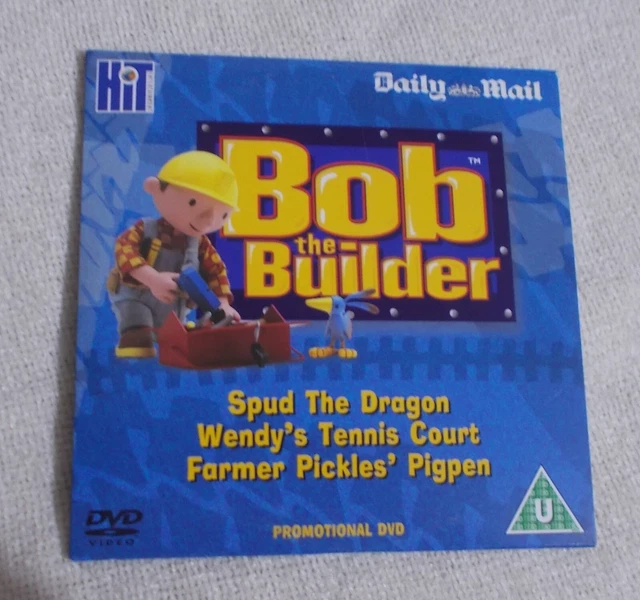 DVD - BOB The Builder - 3 Episodes - Newspaper Promo Disc - R2 PAL £1. ...