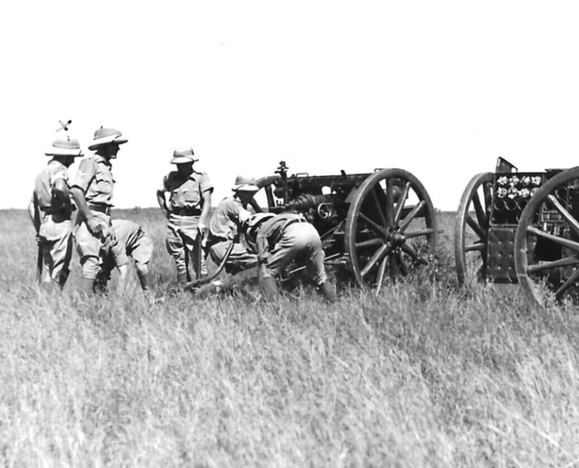 INTER WAR MILITARY Photo Postcard British Soldiers Pith Helmets ...