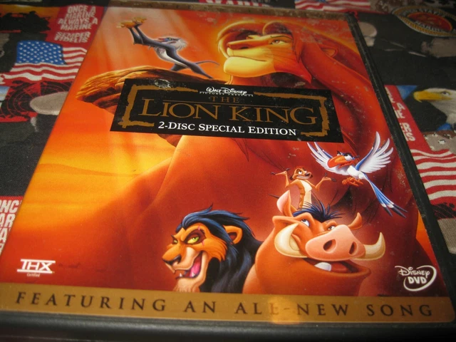 THE LION KING (DVD, 2003, 2-Disc Set, Platinum Edition) $10.12 ...