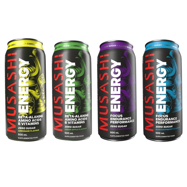 MUSASHI ENERGY DRINK 500ml 4 Pack $24.00 - PicClick AU