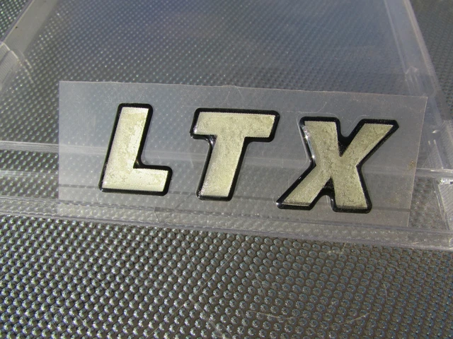 ANCIEN LOGO EMBLÈME Insigne Monogramme LTX Mazda 626 Neuf 63x20 mm EUR ...