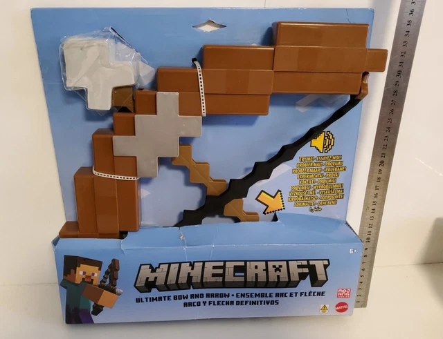 MATTEL MINECRAFT ULTIMATE Bow And Arrow With Sounds New Unopened £24.99 ...
