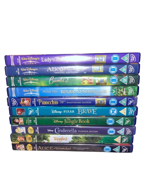 DISNEY 10 CHILDREN'S DVD Bundle Family Kids Job Lot £10.07 - PicClick UK