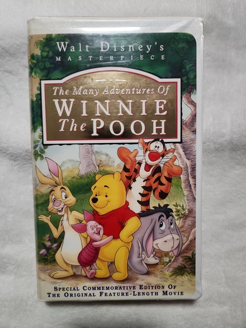 THE MANY ADVENTURES of Winnie the Pooh (VHS, 1996, Clam Shell) Walt ...
