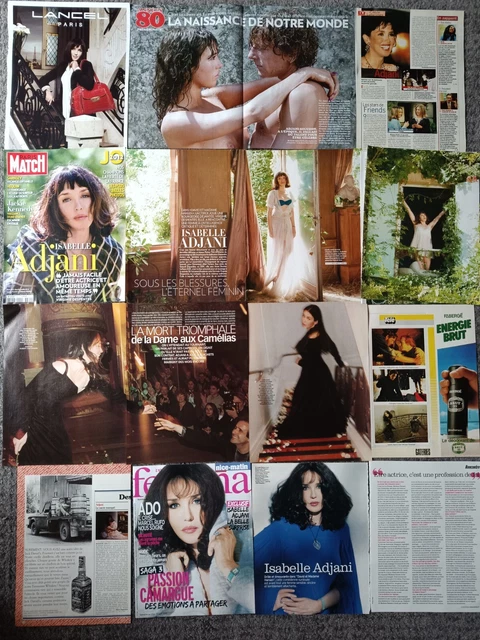ISABELLE ADJANI - Coupures De Presse Clipping Lot 9 EUR 5,00 - PicClick FR