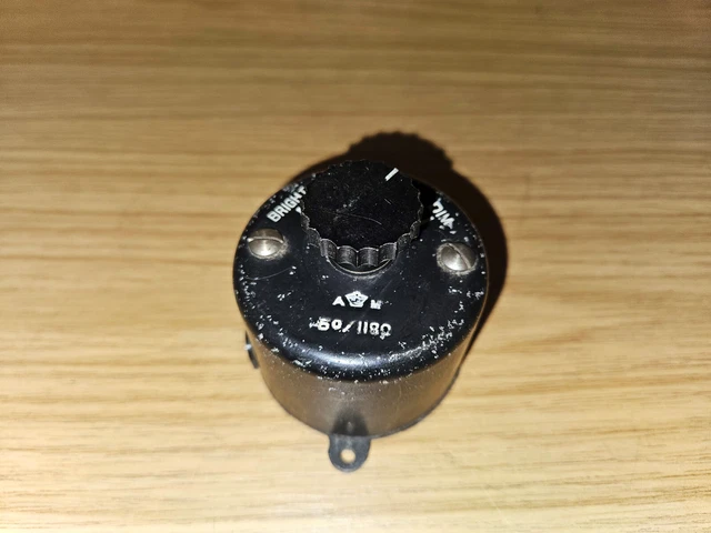WW2 WWII RAF 40's Aircraft Cockpit Instrument Panel Type K Dimmer ...