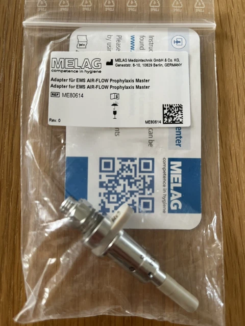MELAG MELATHERM ADAPTER für EMS Air Flow Prophylaxis Master ME80614 EUR ...