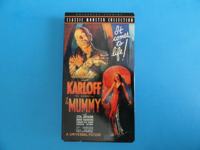 THE MUMMY 1932 (Blockbuster Video Vhs 1991) Classic Monster Collections ...