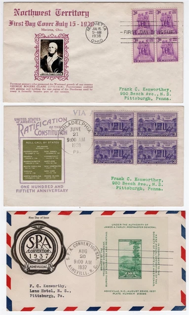 1930'S OLD FIRST DAY COVER FDC COLLECTION #6 £17.15 - PicClick UK